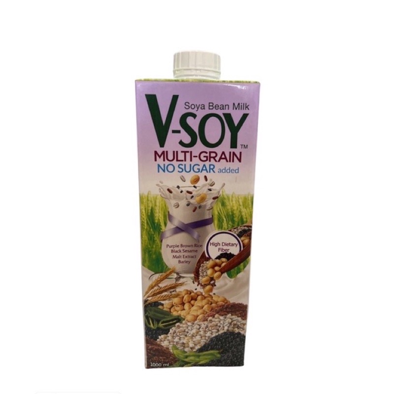 Vsoy Soya Milk 1L(multrigrain /original /low sugar/ almond oat/ no ...