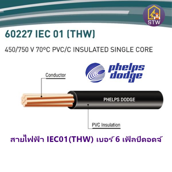 Pbcks Dodge Wiring THW 1x6 Black Cut And Sell | Shopee Malaysia