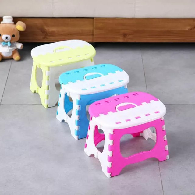 Children's Folding Bench/Plastic Mini Folding Chair/Portable Foldable ...