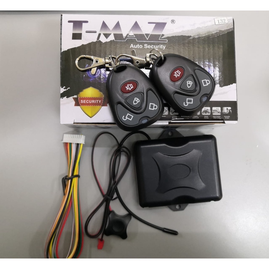 TMAZ Alarm 132 / A3 10-Pin Vehicle Security System Alarm System 2 ...
