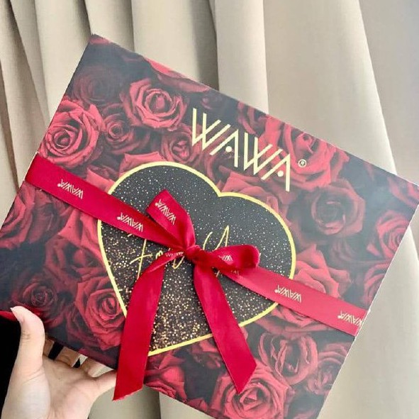 [READY STOCK] WAWA GIFT SET WAWA IN BLACK SET HANTARAN FULLSET MAKEUP ...