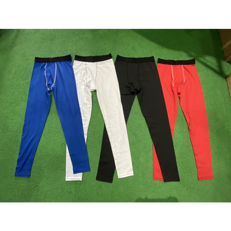 Seluar Tight Warna Putih Merah Biru | Shopee Malaysia