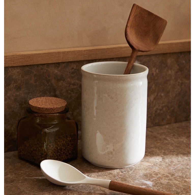 Zara Home stoneware utensil jar | Shopee Malaysia
