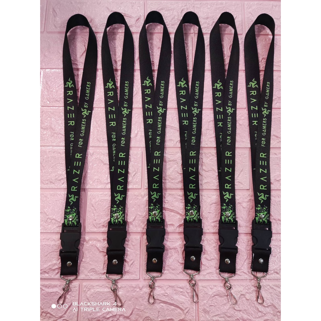 RAZER for gamers by gamers ID Lace Lanyard ID Sling ID Holder made ...