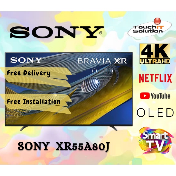 Sony 55 inch A80J BRAVIA XR 55A80J OLED 4K Ultra HD Google TV XR55A80J | Shopee Malaysia