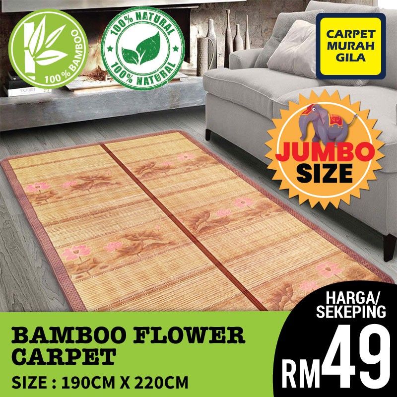 🎍Fast shipping bamboo mat Tikar Buluh moden Karpet VIP XL bamboo mat ...