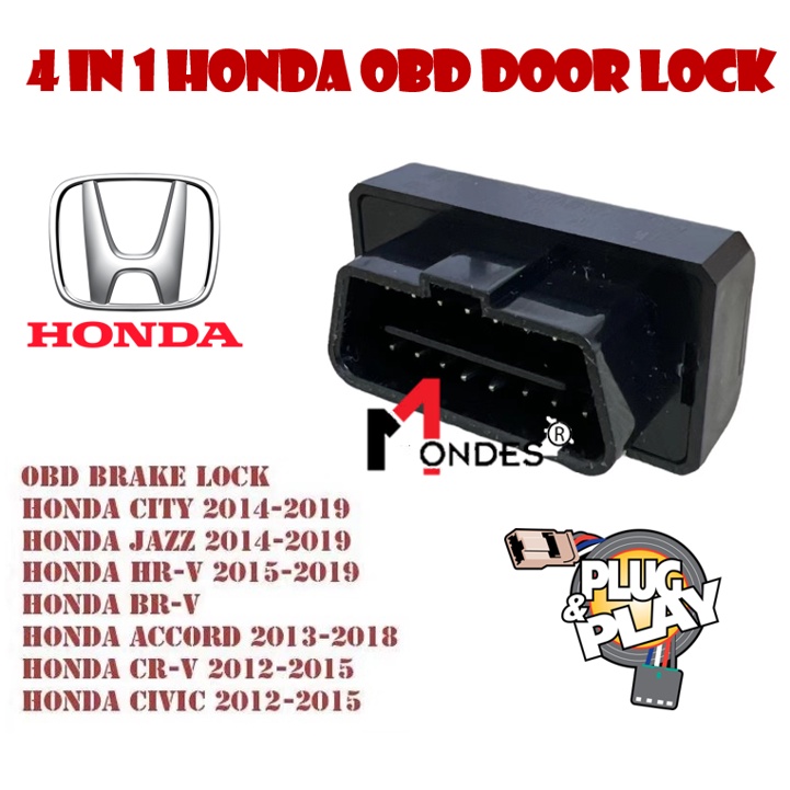 HIGH QUALITY OBD Door Lock for Honda City Jazz HRV BRV Accord CRV Civic ...