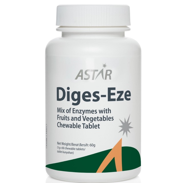 Astar Diges-Eze (60 chewable tablets) | Shopee Malaysia