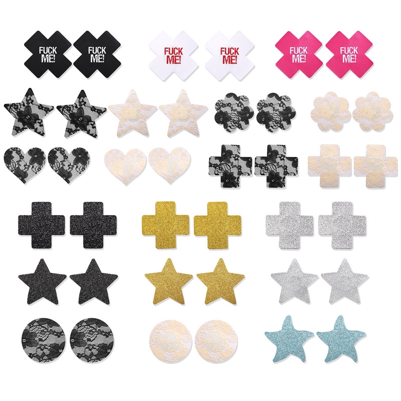 Invisible Bra Sticker Pad Sexy Nipple Cover Cross Stickers Breast ...