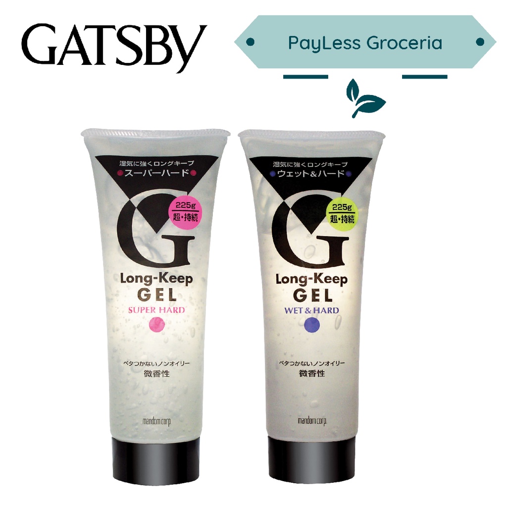 Mandom Long Keep Gel Super Hard / Wet & Hard 225g | Shopee Malaysia