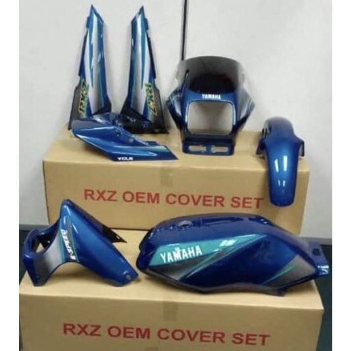 OEM BODY COVER SET RXZ 135 BOSCH MILI MODEL 7 DVC PURPLE / DBC BLUE ...