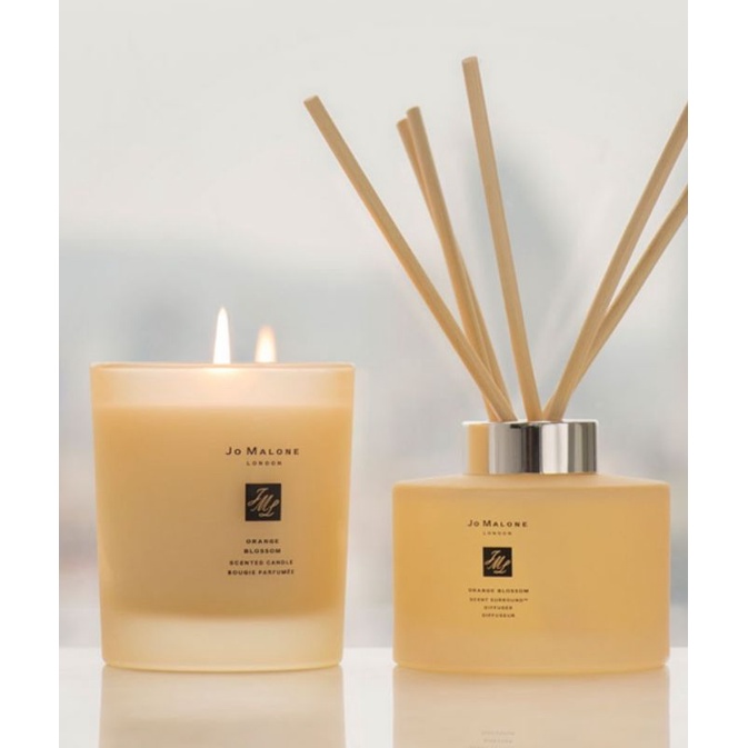 Jo Malone Orange Blossom Candle & Diffuser Set 💯Original Airport Duty ...