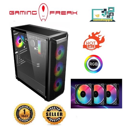 Gaming Freak Casing GFG-THOR100 Gaming Tower Case | Shopee Malaysia