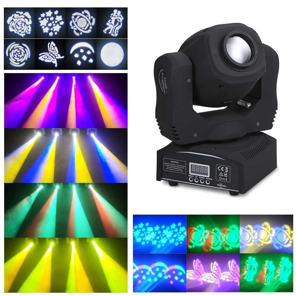 60W Mini LED Heads Moving Stage Light (Eu) | Shopee Malaysia