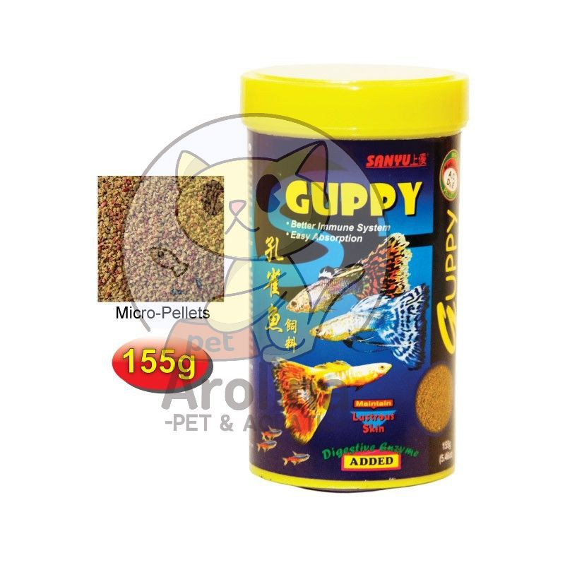 🔥READY STOCK🔥 SANYU GUPPY MICRO PELLET /MAKANAN IKAN KECIL PALLET HALUS ...