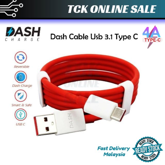 For Oneplus 6 Dash Cable Usb 3.1 Type C Cable for Oneplus 6 6T 3 3t 5 ...