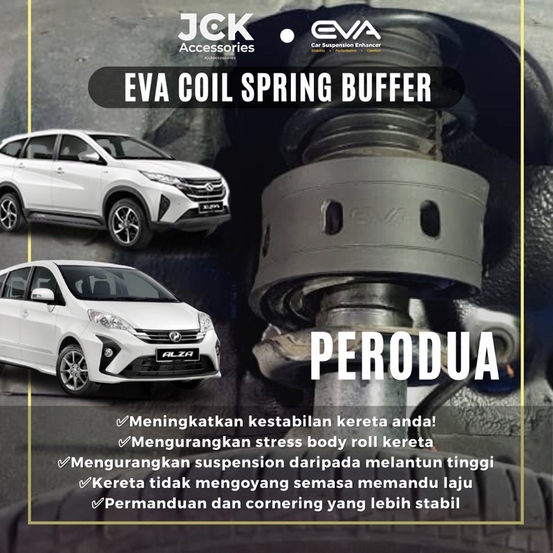 🔥PERODUA🔥EVA Coil Spring Buffer Enhancer Original🔥Tingkatkan Prestasi ...