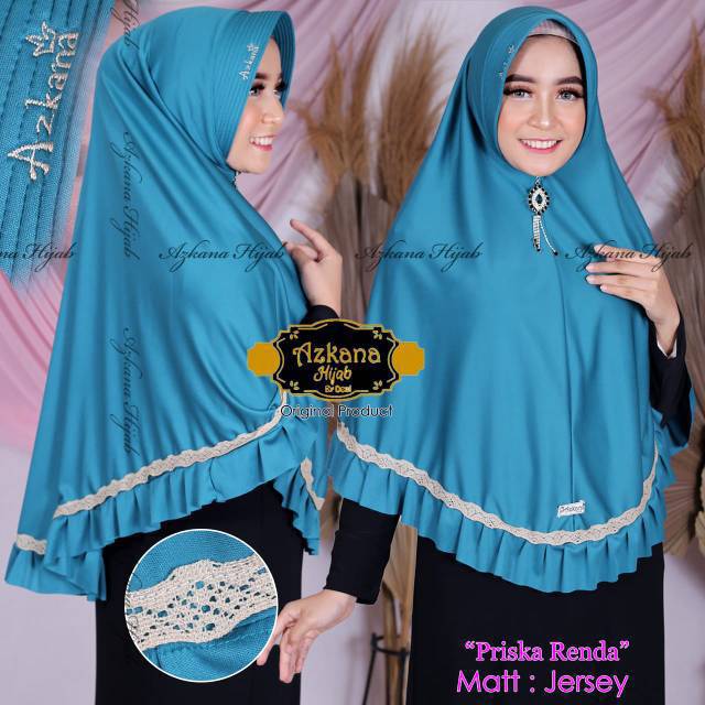 Jilbab Jumbo Rampel Renda (Realpict) | Shopee Malaysia