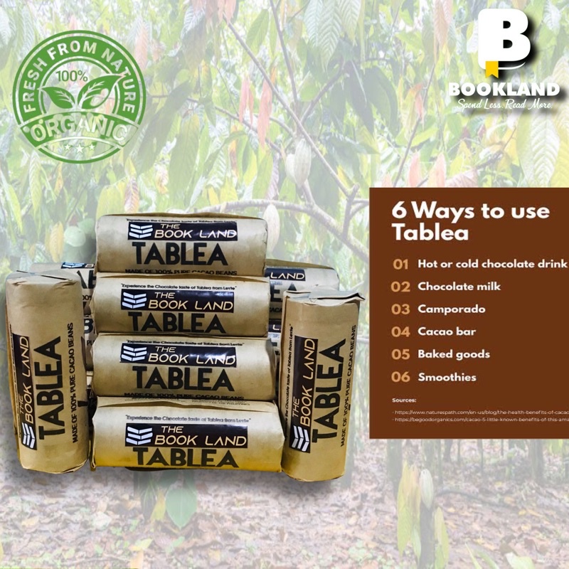 PURE CACAO DARK TABLEA ((PREMIUM)) 105Grams (100% Cacao Beans) | Shopee ...