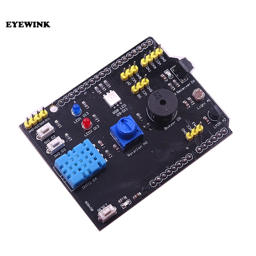 DHT11 LM35 Temperature Humidity Sensor Multifunction Expansion Board ...