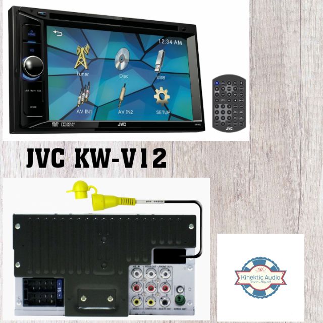 JVC KW-V12 - DVD/CD/USB Receiver with 6.2-inch WVGA Touch Panel Monitor | Shopee Malaysia