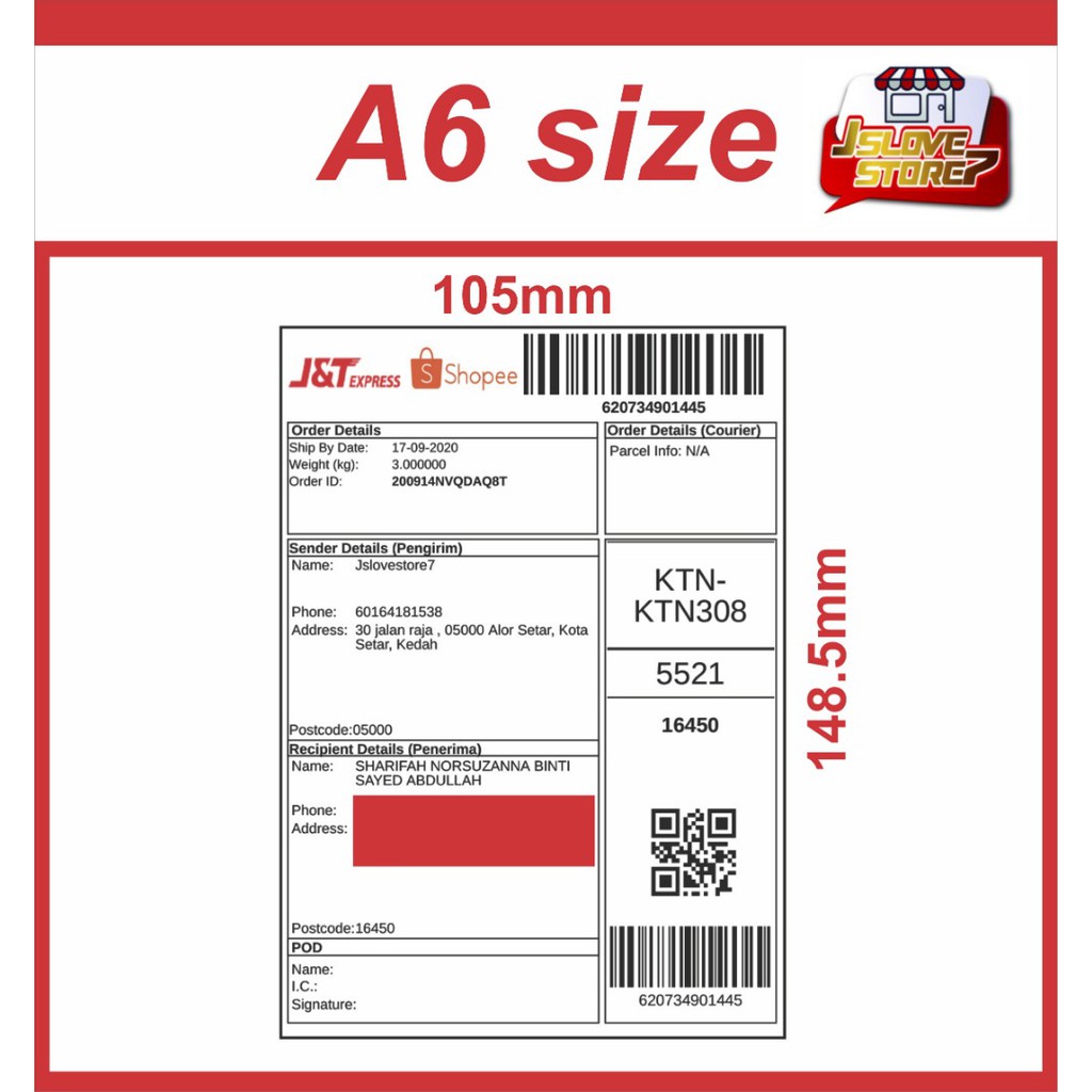 80gsm A5/A6 Paper/Consignment Notes/Shipping Paper/Label Paper/AWB ...