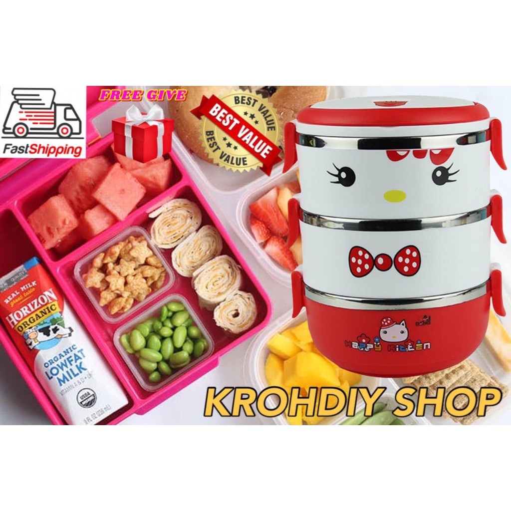 🔥🔥[Ready Stock]🔥🔥Stainless Steel Lunch Box / Basket / Lunch Box ...