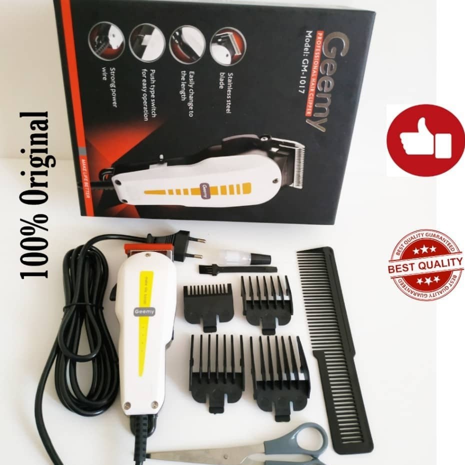 Geemy GM-1017GM-1021Professional Hair Trimmer Electric Shaving Men Hair ...