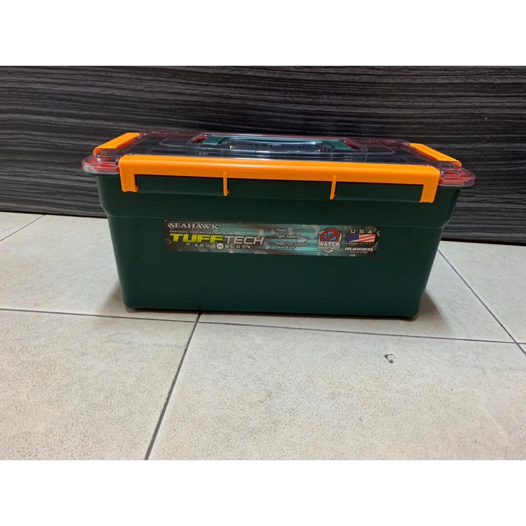 Seahawk tackle box water proof | Shopee Malaysia