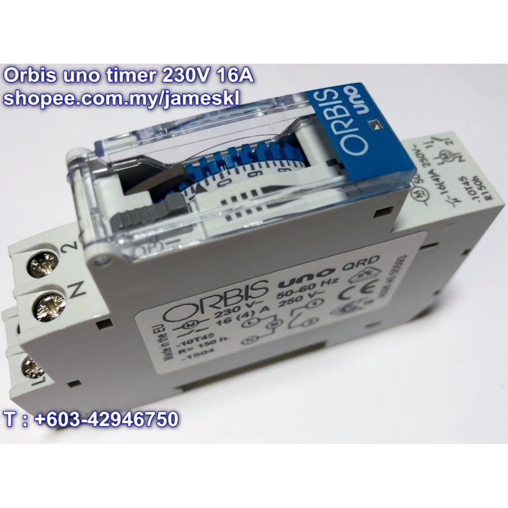 Orbis uno 24hours timer (Modular DIN rail mount) | Shopee Malaysia