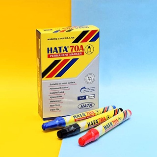 HATA PERMANENT MARKER PEN 70A | BLACK,BLUE, RED (Price for 1 pc ...