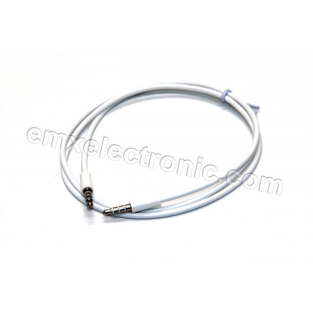 3.5MM STEREO 4 CONDUCTOR MALE TO MALE CABLE (EAV-2039/1M) | Shopee Malaysia