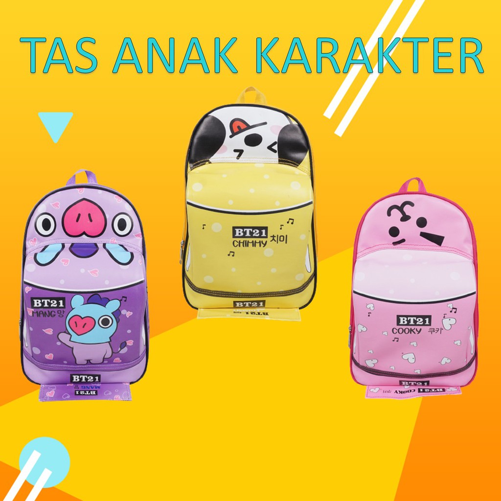 Child Character Bag / Kindergarten School Bag / Elementary School Girls ...