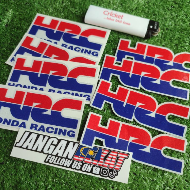 Sticker HRC honda racing pantul cahaya | Shopee Malaysia
