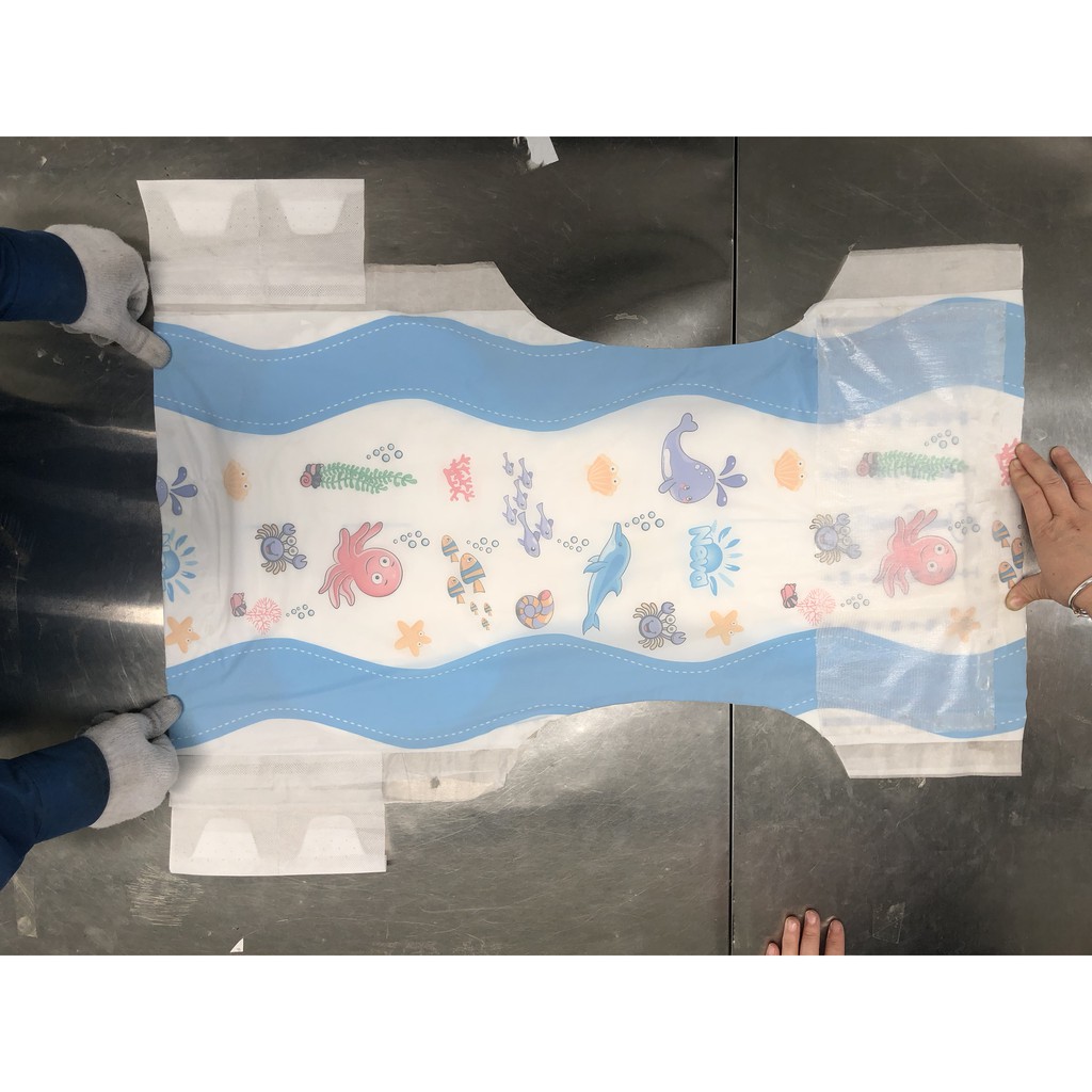 ABDL-NEVA Brilliant Ocean Diaper Size M (Top Cloth Velcro Version) (8 ...