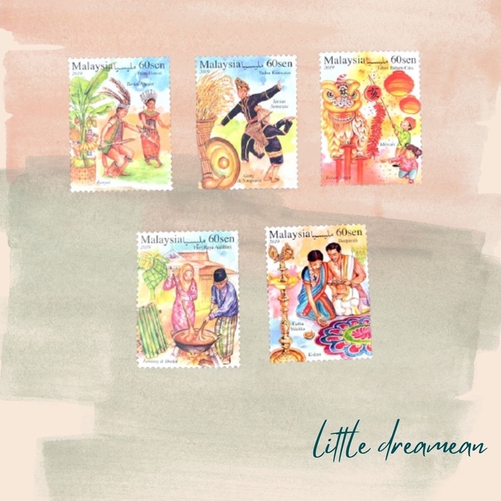 New Stamp - Malaysian Festival Series 3 Malaysia Stamp 2019 / Perayaan ...