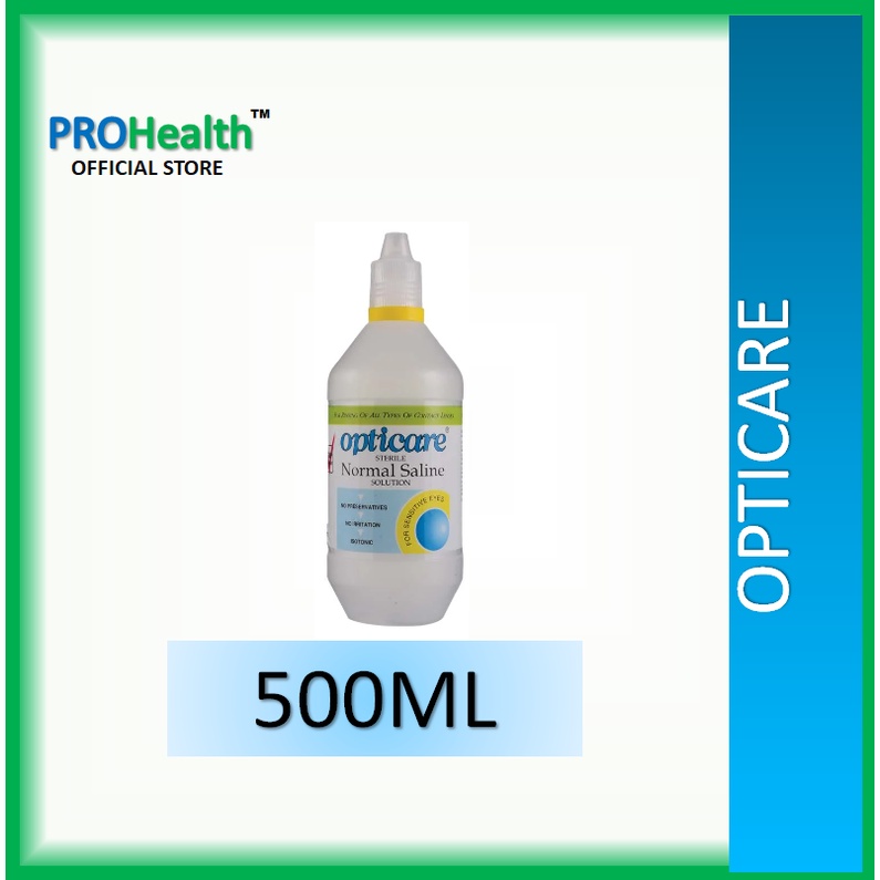 Opticare Sterile Normal Saline Solution For Contact Lens EXPIRY: 06/ ...