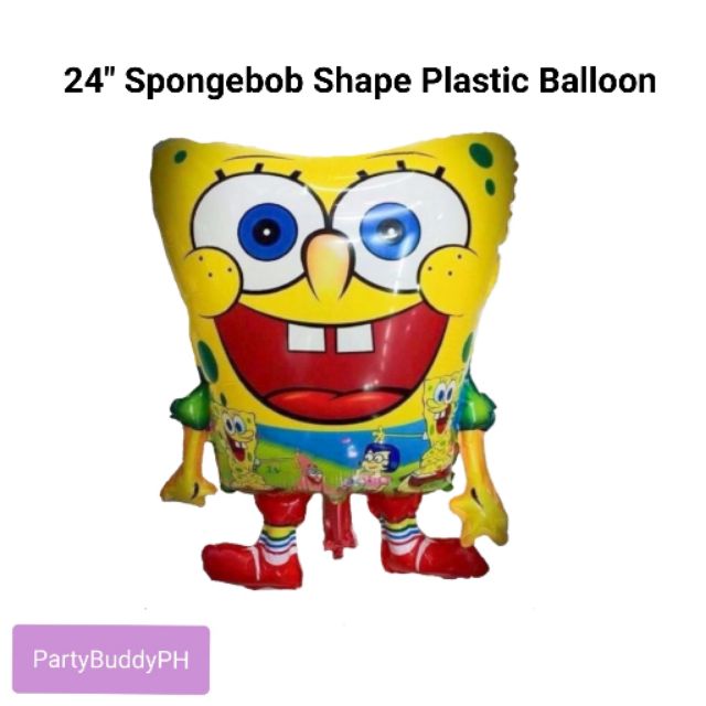 24" Spongebob Shape Plastic Balloon | Shopee Malaysia