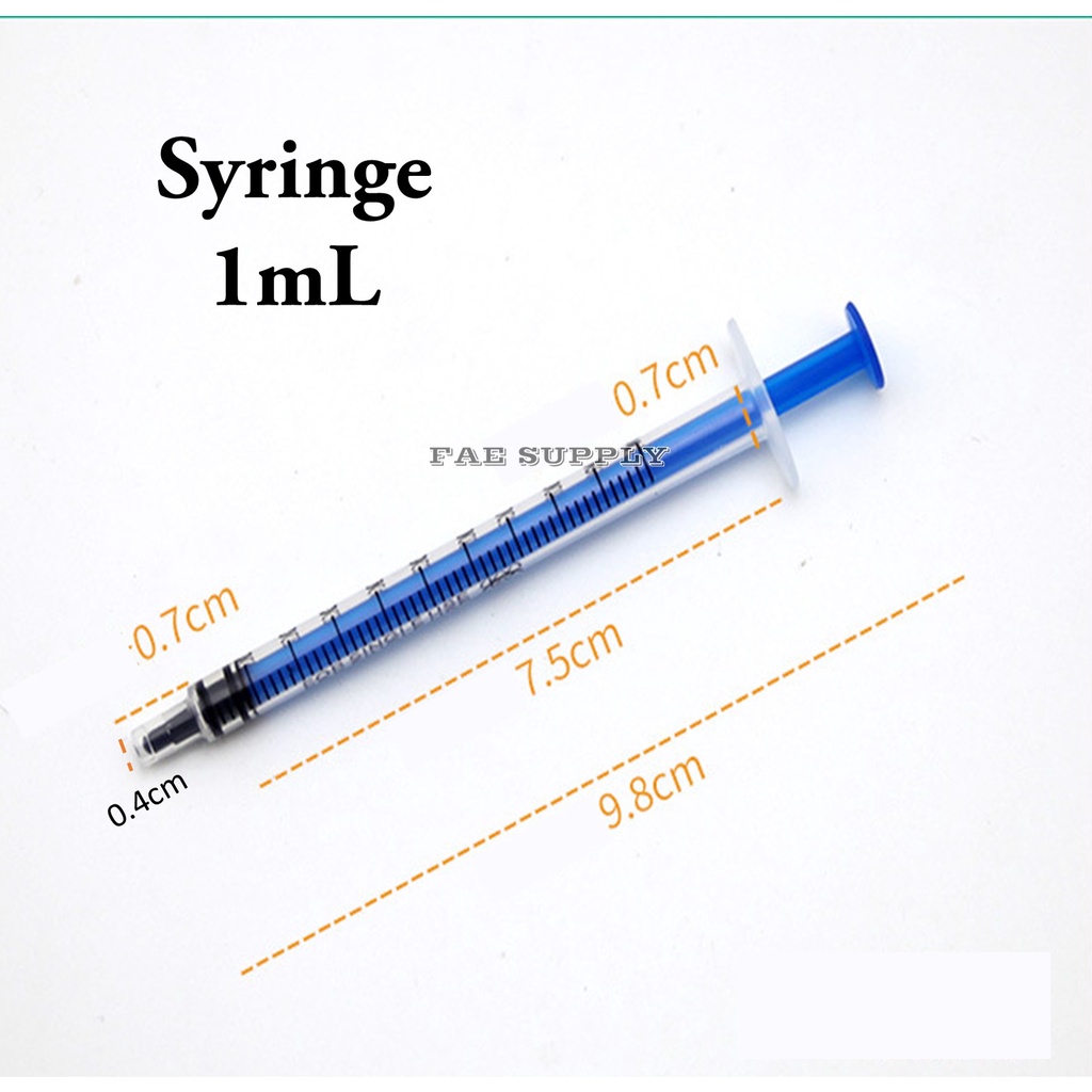 Picagari Syringe Luer Slip 1 5 10 12 20 30 50 60 ml cc individual pack sterilized feeding ...