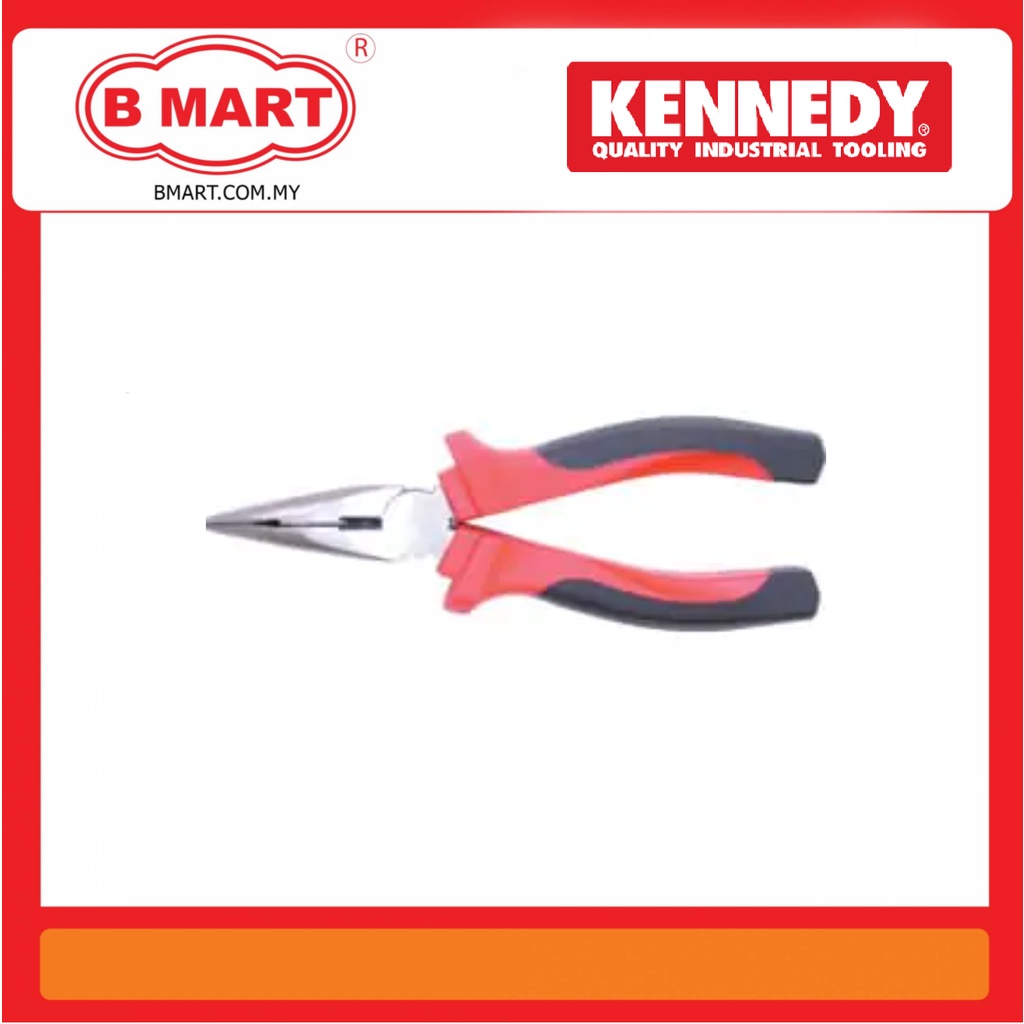 KENNEDY KEN5585020K PRO-TORQ PLIERS WITH SIDE CUTTER - BENT SNIPE NOSE ...
