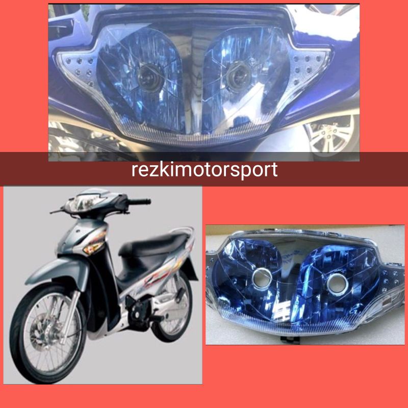 Wave 125s Honda lampu biru cerah depan emz🔥🔥🔥 rezkimotorsport HANDLE ...