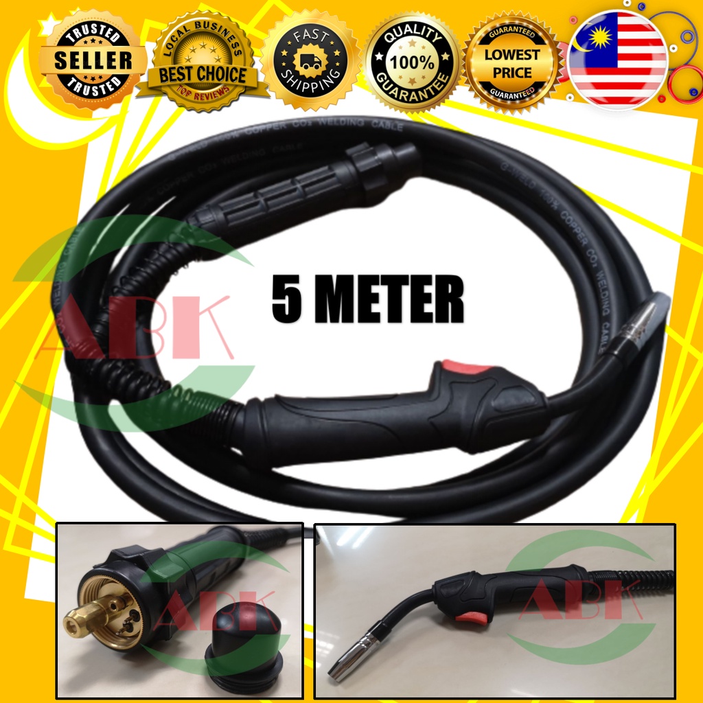 WELDING - HEAVY DUTY MB150 MIG TORCH (5 METER) | Shopee Malaysia