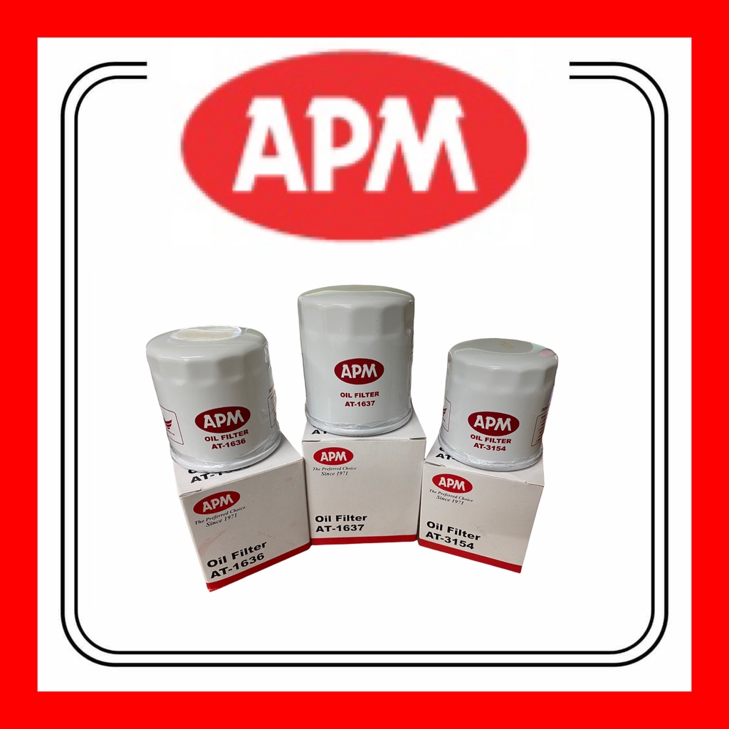 ORIGINAL APM OIL FILTER FOR TOYOTA AT-1637 (90915-YZZD2) | Shopee Malaysia