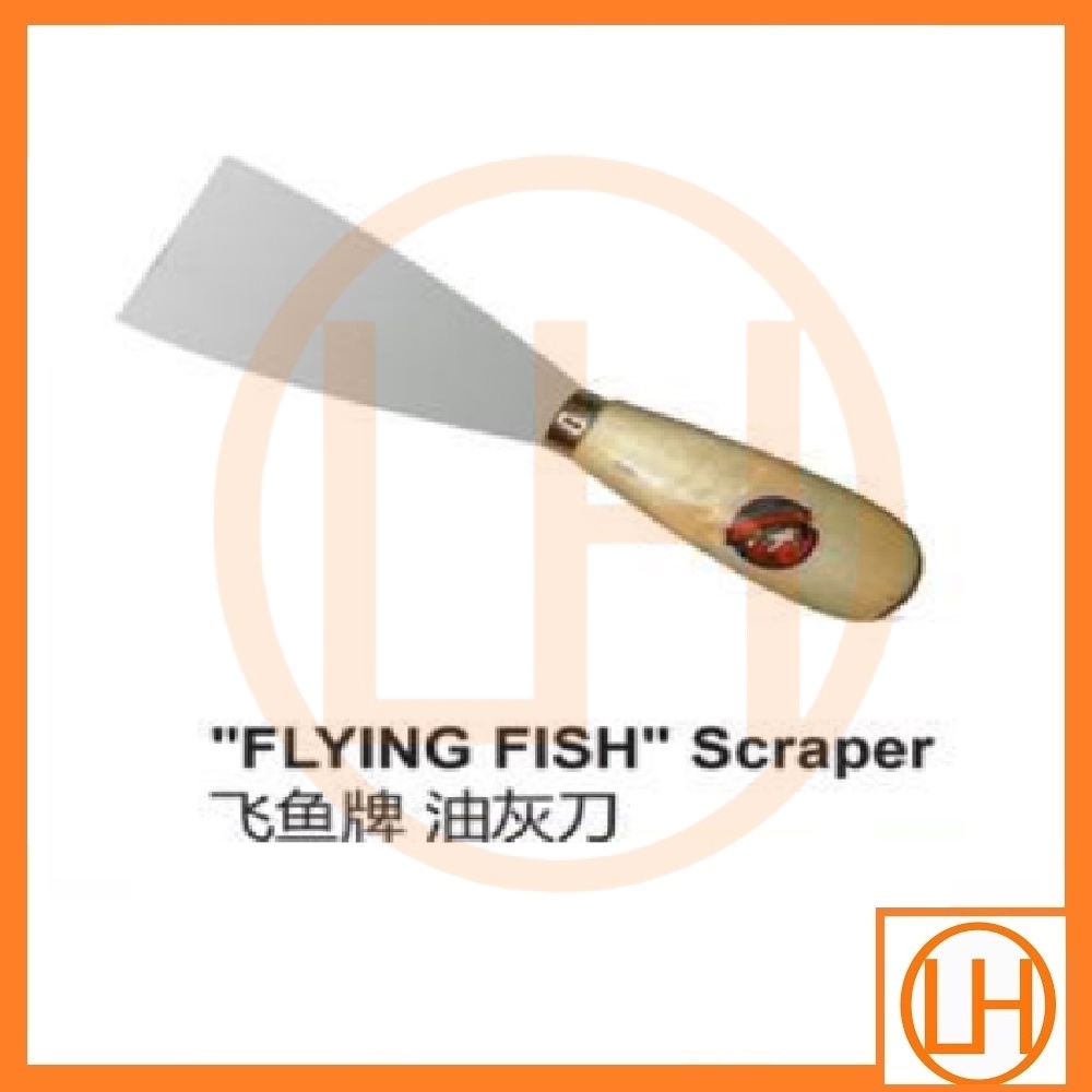 Flying Fish Wooden Handle Scraper | Shopee Malaysia