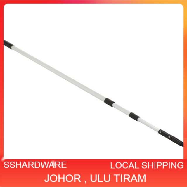 ADJUSTABLE ALUMINIUM Telescopic Extension Pole Aluminium Paint Rod ...
