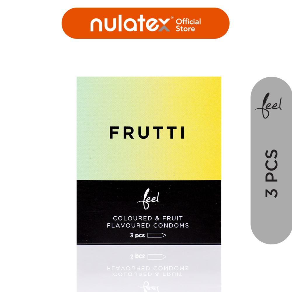 Nulatex FEEL Frutti Coloured & Fruit Flavoured Condoms (3 Pcs) | Kondom ...