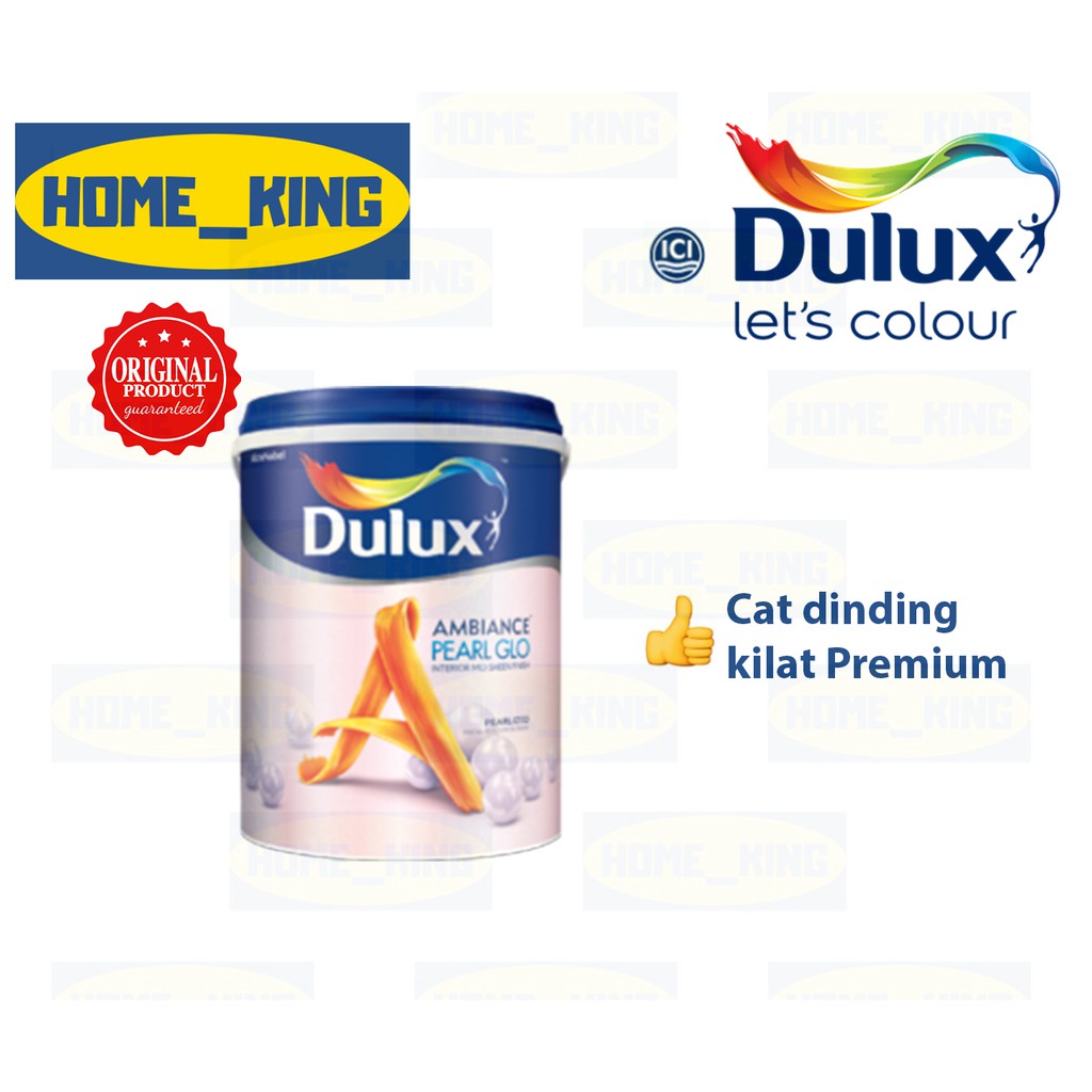 [100% ORIGINAL] 5LT ICI Dulux Ambiance Pearl Glo Interior Wall (Cat ...