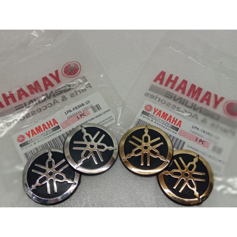 YAMAHA Y15ZR V1 V2 LC135 LOGO 3D EMBLEM GOLD/SILVER | Shopee Malaysia
