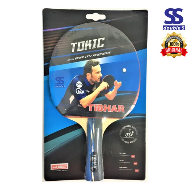 Tibhar Tokic Table Tennis Ping Pong Bat | Shopee Malaysia