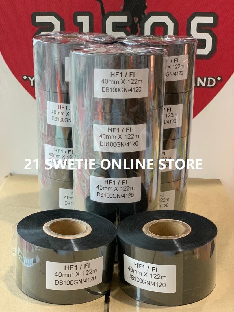 [ALL HOT FOIL] 25mm 30mm 35mm 40mm 50mm x 122m Hot Foil Stamping Date ...